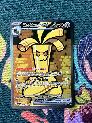 Pokémon TCG Gholdengo ex Paradox Rift 252/182 Holo Special Illustration ...
