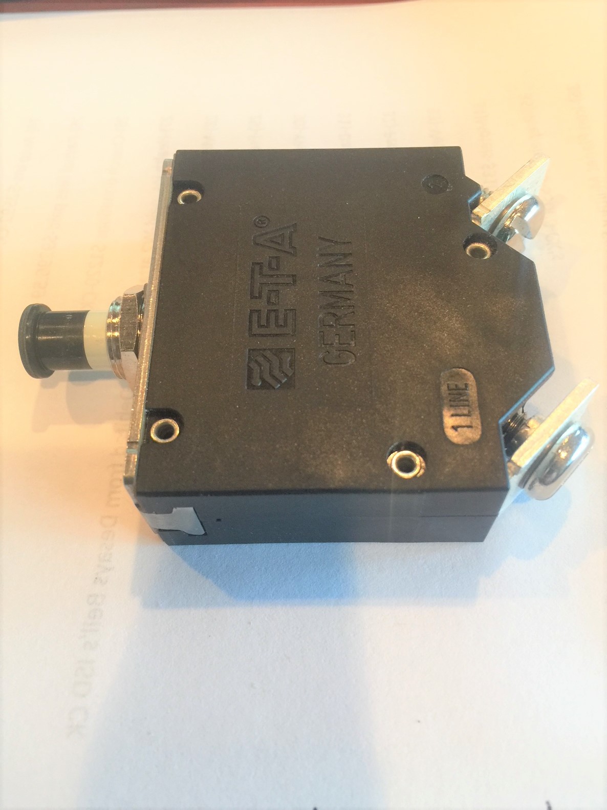 1- Circuit Breaker 100 Amp Plane Boat Truck 28VDC-24V. E-T-A 452-2-K14 ...