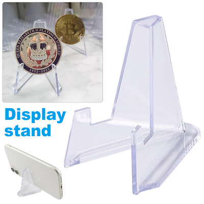 10-100PCS Large Size Trading Card Stands Most Durable Display Coins ...