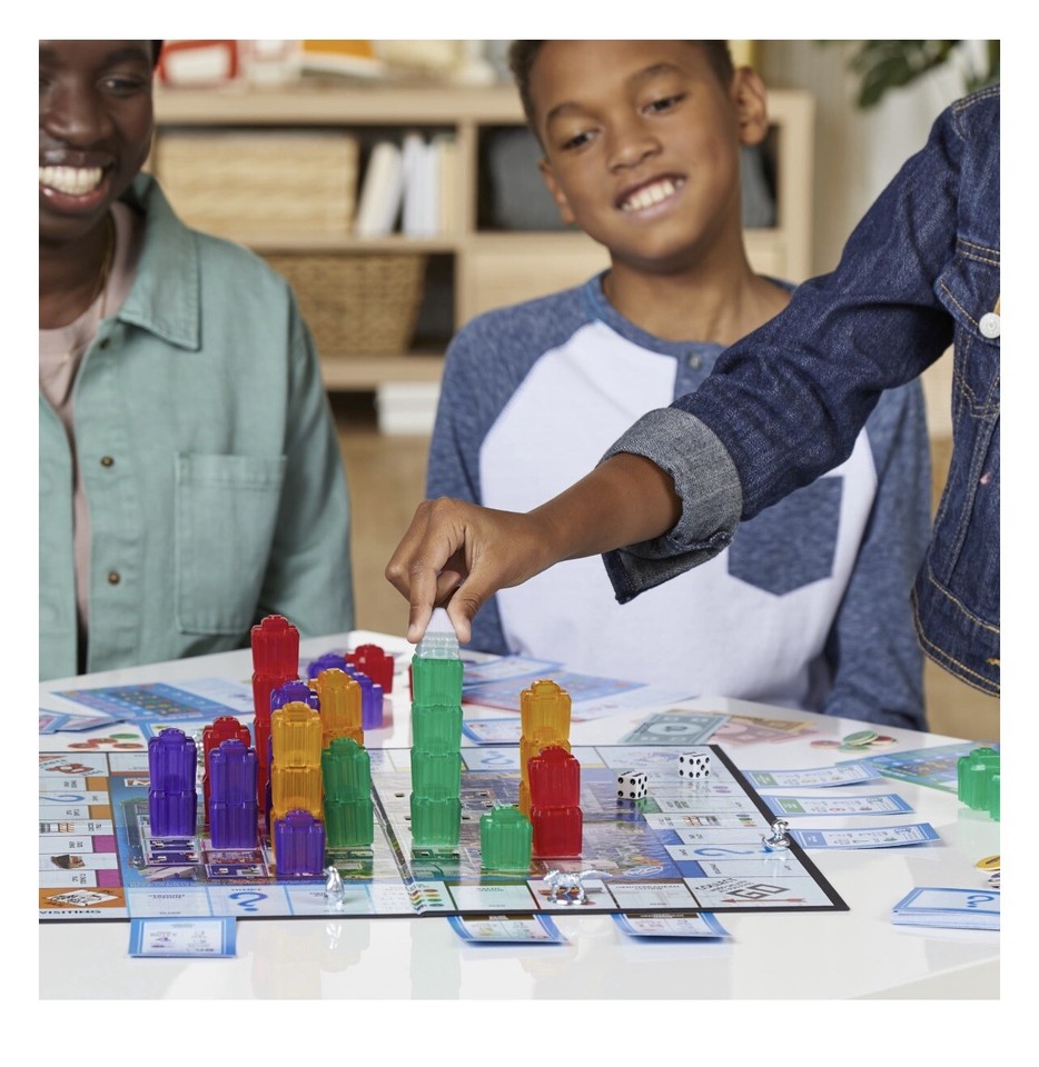 Builder Board Game By Monopoly, A Family Strategy Game by Hasbro Gaming ...