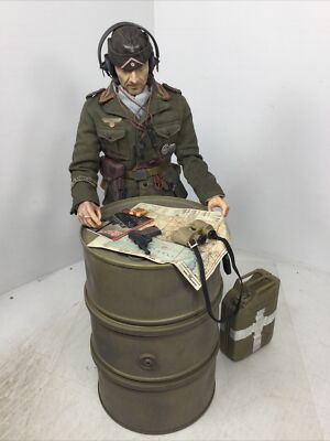 1/6 CUSTOM GERMAN WW2 DAK “AFRIKA KORPS” PANZER TANK CMDR +EXTRAS P-38 ...