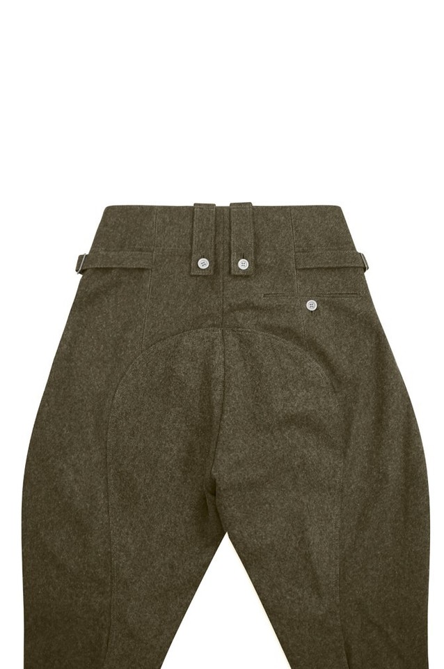 WW2 German Elite M43 Brown Wool Mounted Troops Riding Breeches II | eBay