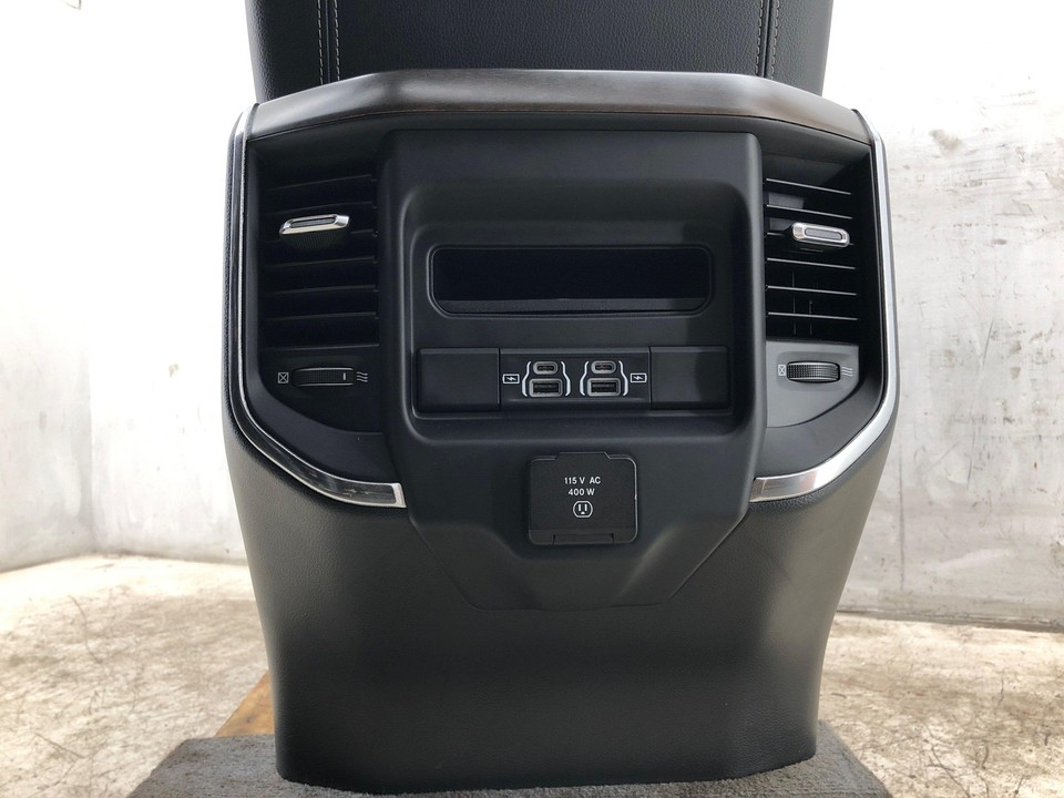 2019-2024 DODGE RAM 1500 FULL FLOOR CENTER CONSOLE BLACK LEATHER W ...