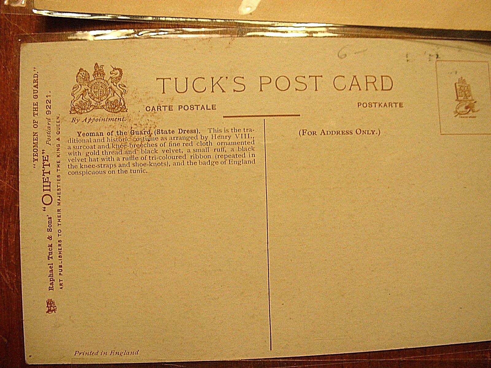 3 English Military Tuck & Orthochrome Postcards | eBay