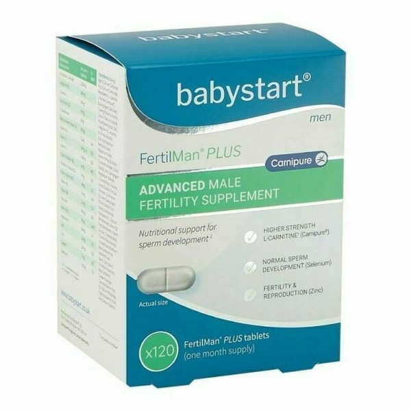 Babystart FertilMan Plus Advanced Male Fertility Supplement - 120 ...