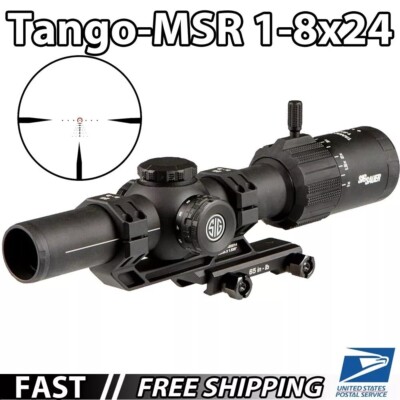 Sig Sauer TANGO-MSR 1-8x24mm Riflescope, MSR BDC-8 Reticle, MSR Mount ...