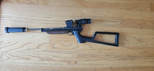 Custom Crosman Pump Action Single Shot .22 Caliber Rifle with Upgrades ...