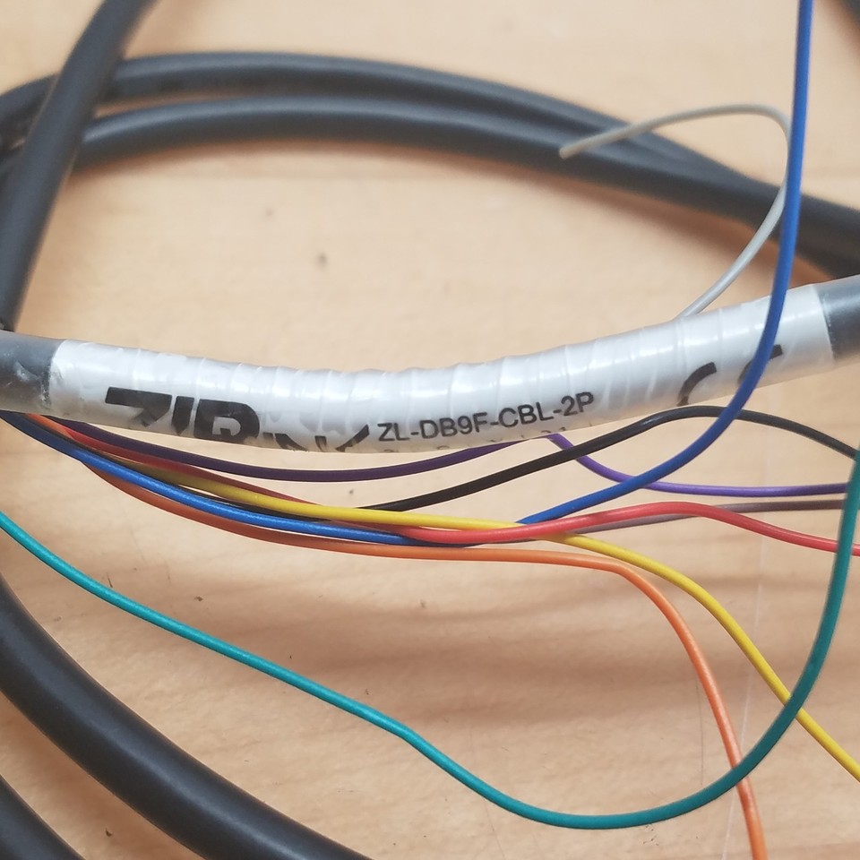 Zip Link ZL-DB9F-CBL-2P Cable, 4Ft, 9 Wire, 9-Pin - USED | eBay