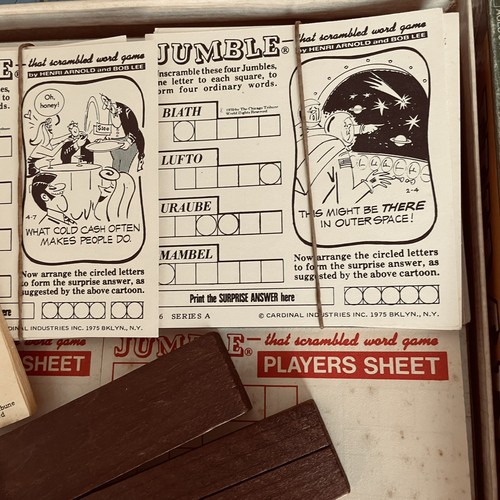 1974 Vintage Jumble No. 10 Chicago Tribune That Scrambled Word Game | eBay