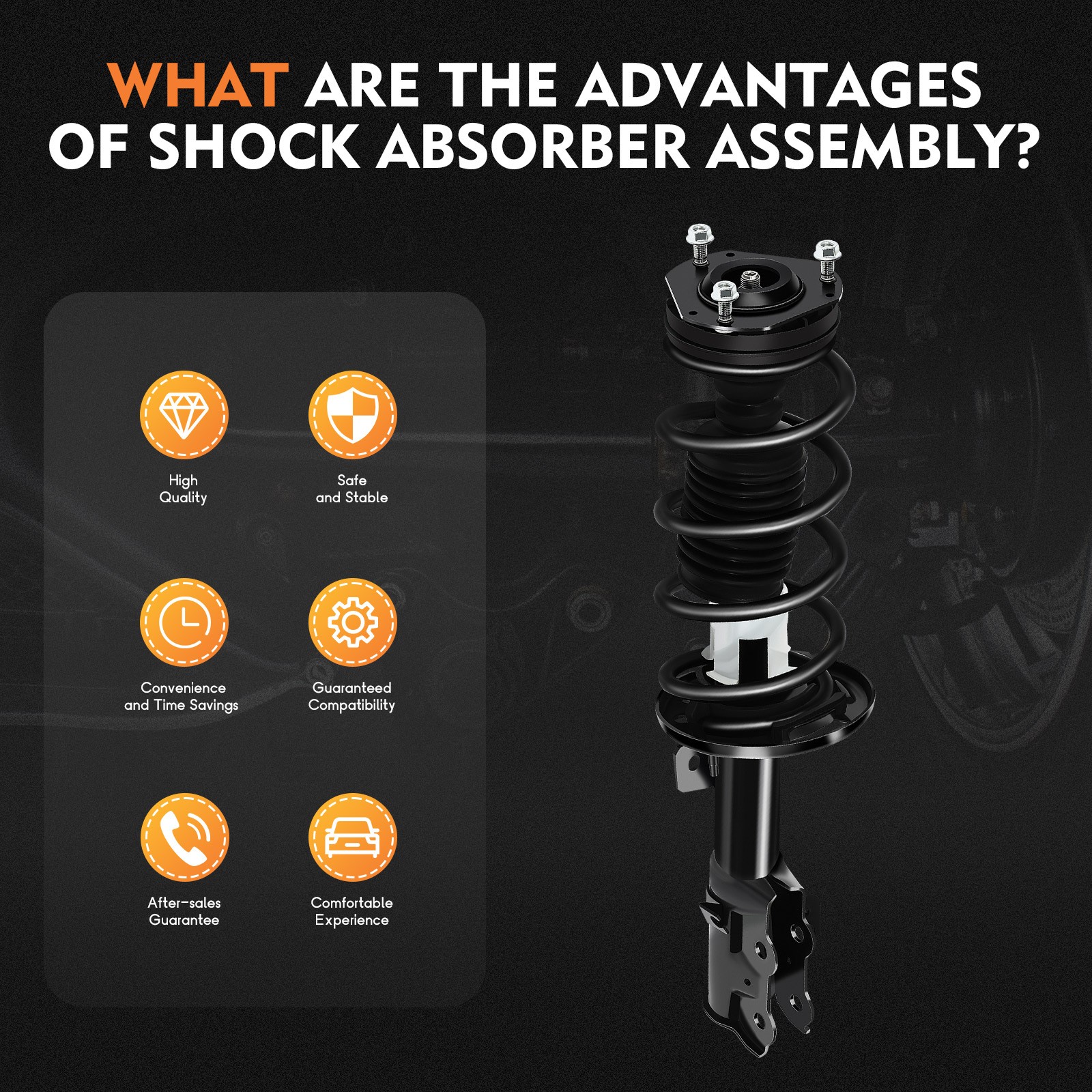 For 2010-2013 Ford Fiesta Front Complete Struts Spring Shocks Absorbers ...