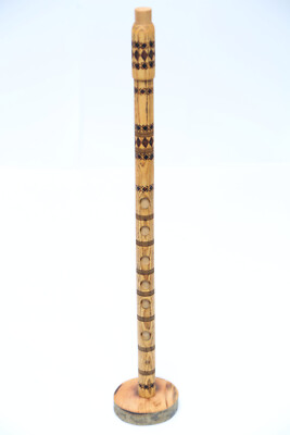 Albanian - Macedonian 6 (+2)-hole Pro Woodwind Flute with Stand. La, 39 ...