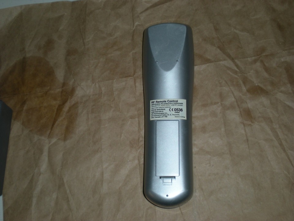 ATI 5000020400 RF Remote Control (Only) For Use With 5000015900B USB RF ...