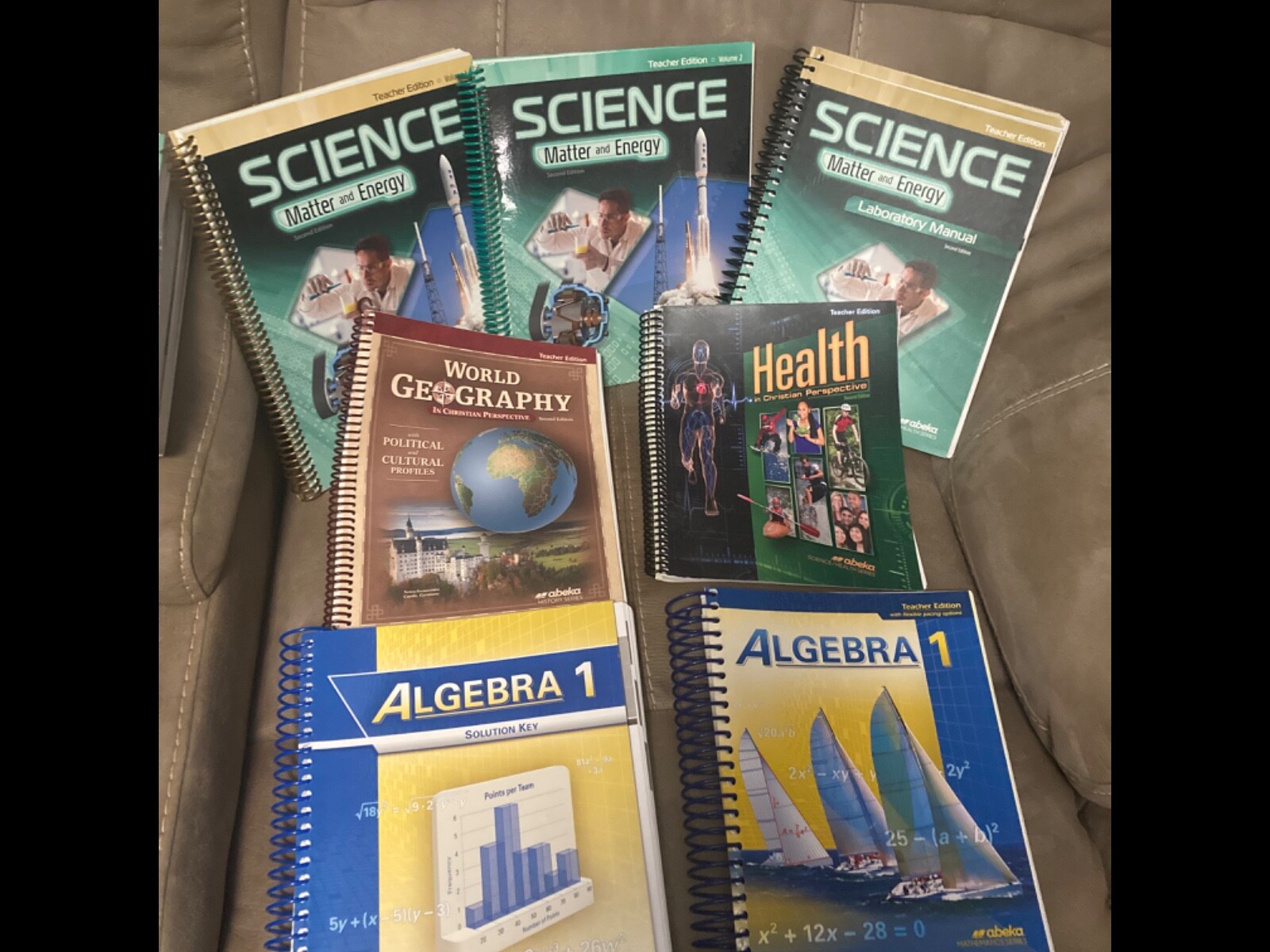 9th grade abeka school books full teacher set | eBay