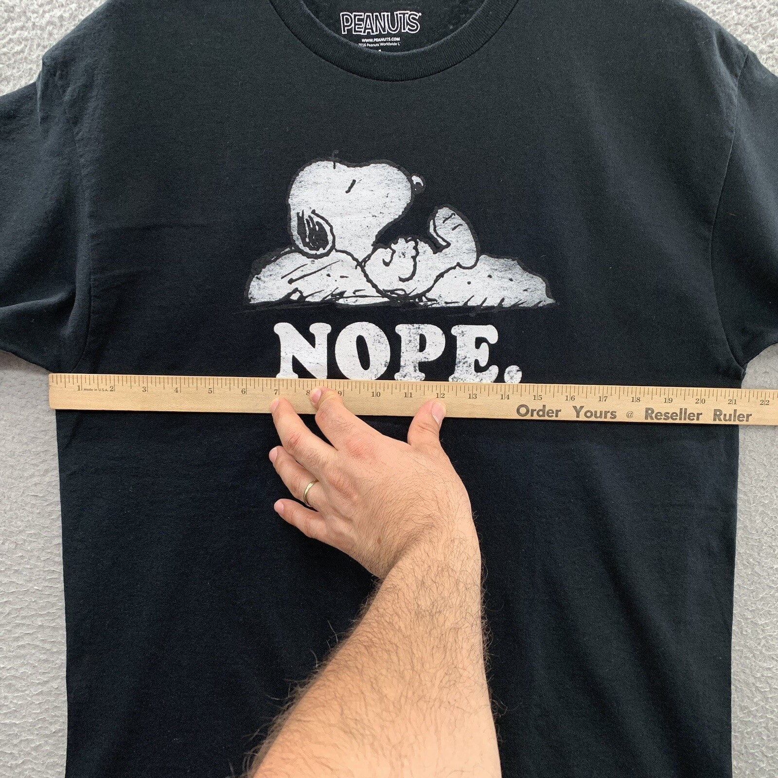 Peanuts Snoopy Dog Nope Not Today Logo Black Graphic … - Gem