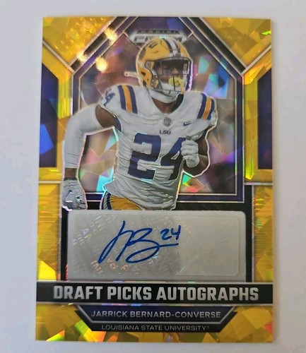 JARRICK BERNARD-CONVERSE 2023 PANINI PRIZM DRAFT GOLD ICE AUTO | eBay