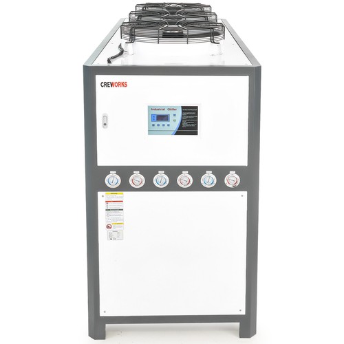 CREWORKS 25 Ton 45HP Industrial Air-Cooled Chiller for Metalworking Die ...