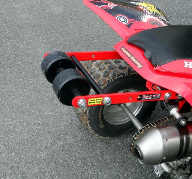 Tag Z Twin Roller Wheelie Bar Raptor 660 700r Ltr 450 LTZ 400 Quad ATV ...