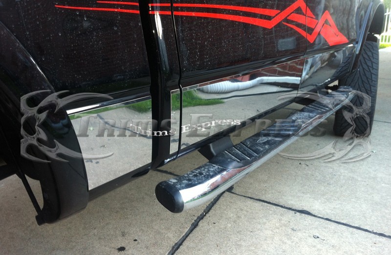 2009-2014 Ford F-150 Crew Cab Chrome Rocker Panel Trim 12Pc 7"-CHOOSE ...