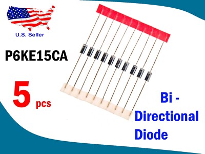 P6KE15CA Bi-Directional TVS Diode DO-204AC (5 pcs ) - Free & Fast ...