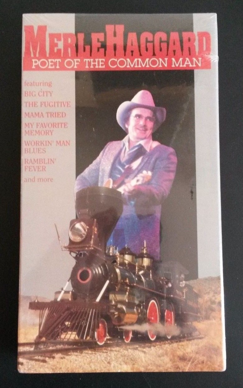 Merle Haggard - Poet of the Common Man (VHS, 1990) New FREE SHIPPING ...