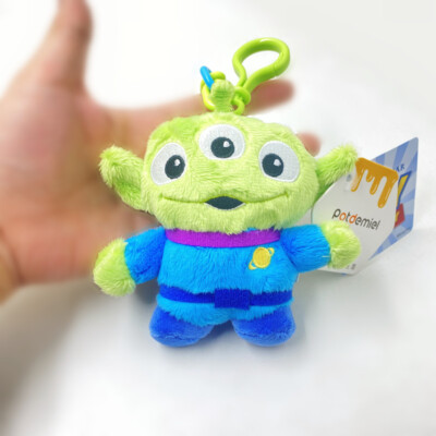 toy story aliens fuzzy plush key chain keyholder ornament mini dolls ...