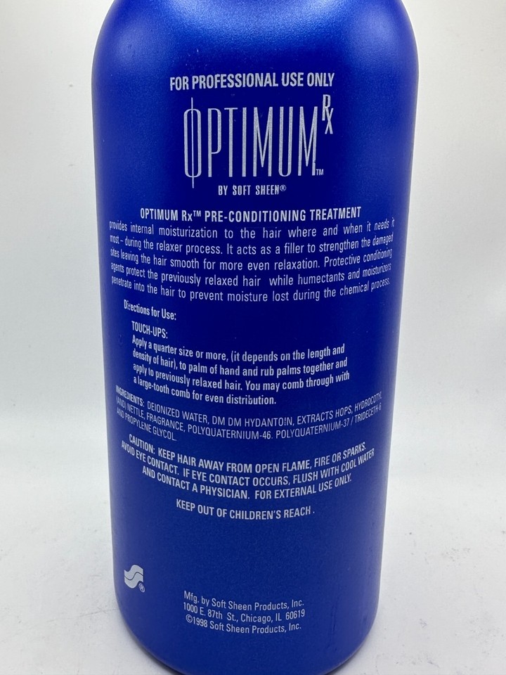 Optimum Soft Sheen Pre-Conditioning Treatment Color Treated, Damaged ...