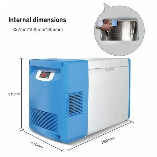 -86°C 20L Portable Ultra Low Temperature Lab Freezer Refrigerator ...
