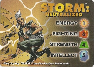 Marvel OVERPOWER Storm: Neutralized X-Men character - play Morlocks non ...