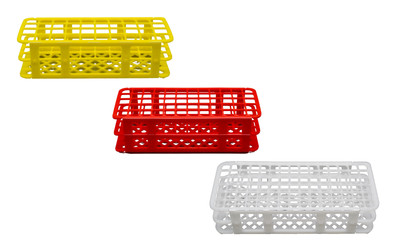 Test Tube Racks Polypropylene: 12mm 90 Wells / 16mm 60 Wells / 18mm 40 ...