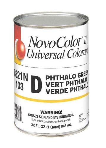 NovoColor II 076.008821N.005 Universal Colorant, D-Phthalo Green, 1 ...