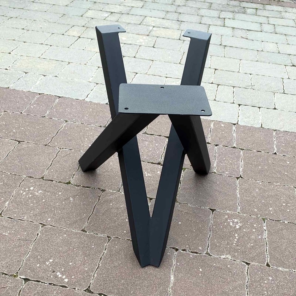 Unique Metal Coffee Table Base, Metal Table Legs, Full Frame, Steel ...