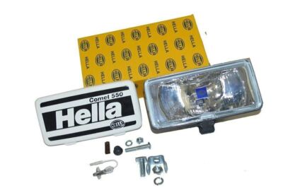Hella Comet 550 Spot Driving Light With Cover & H3 Bulb 55w 12v ...