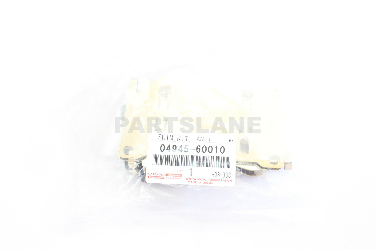Toyota Land Cruiser LX470 OEM Brake Pad Caliper Shim Anti Squeal Kit ...