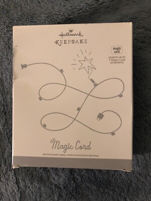 Hallmark Keepsake Ornament Christmas Magic Cord For Lights Sound Motion ...