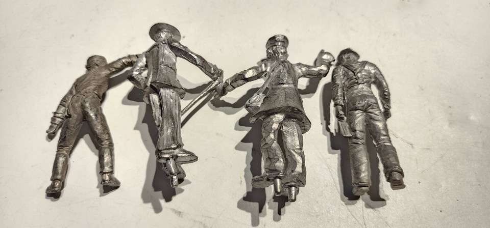 G Scale Metal 4 Figures Set Unpainted | eBay