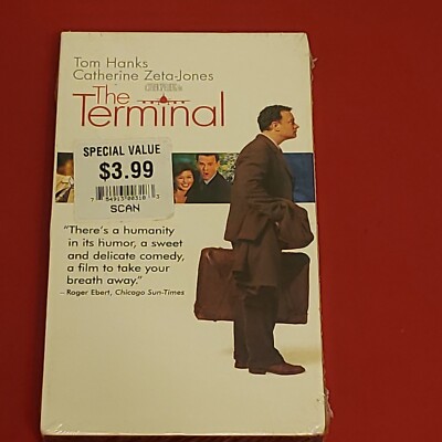 The Terminal (VHS, 2004) SEALED Tom Hanks Catherine Zeta Jones New ...