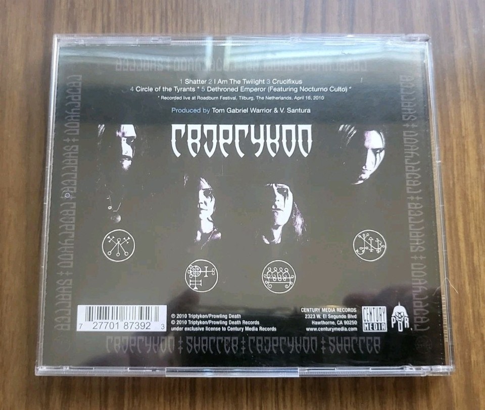 Triptykon – Shatter (Eparistera Daimones Accompanied) CD Album 2010 EX ...