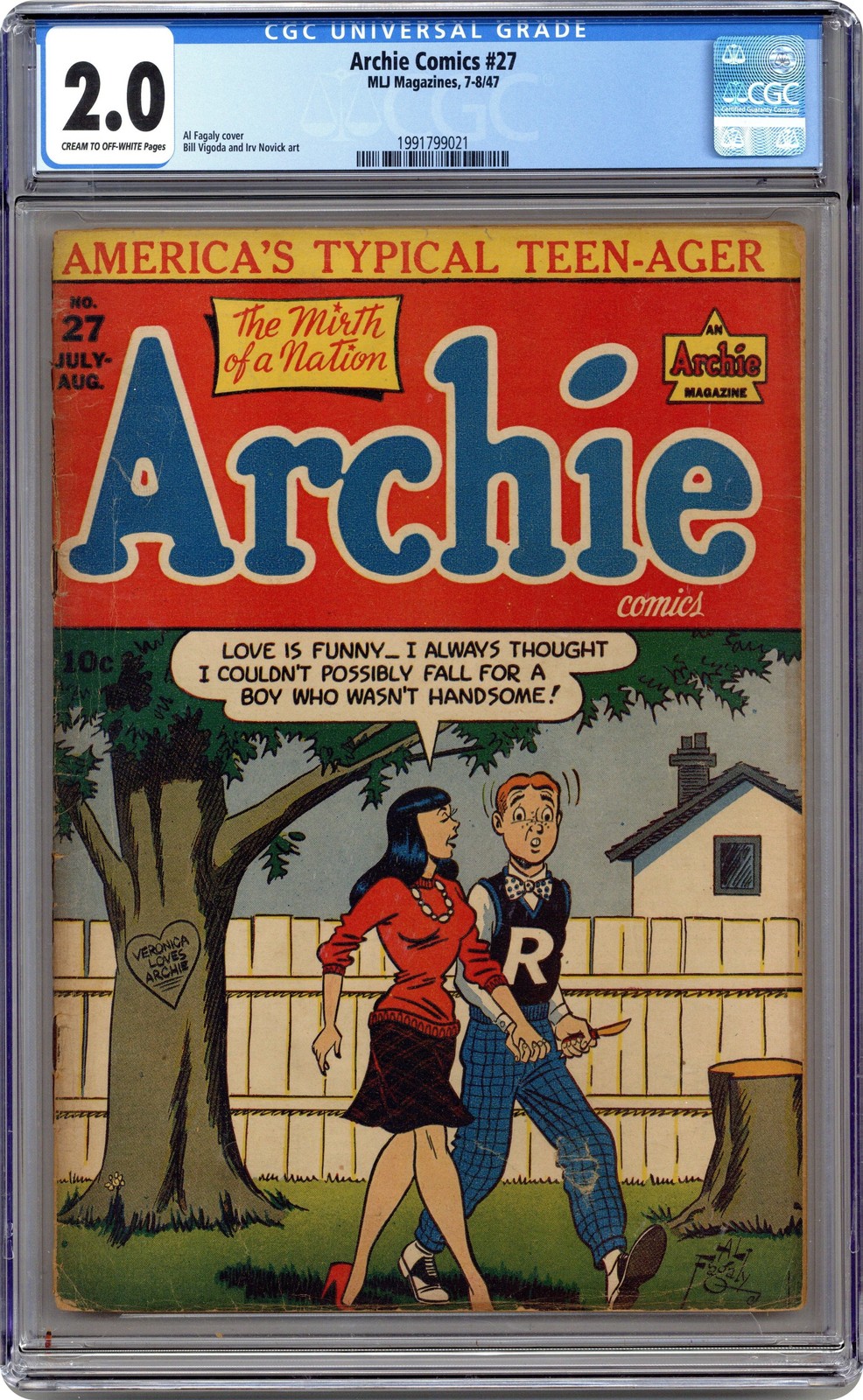 Archie #27 CGC 2.0 1947 1991799021 | eBay