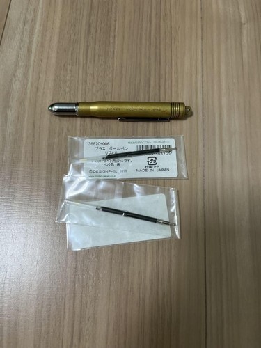 Traveler'S Note Brass Ballpoint Pen With 2 Replacement Lids | eBay