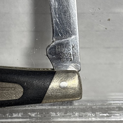 Vintage Buck 309 Companion 2 blade small folding pocketknife stainless ...