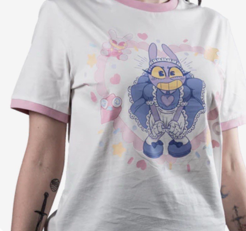 The Amazing Digital Circus New Maid Jax Shirt Glitch Productions | eBay