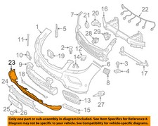 MERCEDES OEM 13-15 ML350 Front Bumper-Frame 1668851565 | eBay