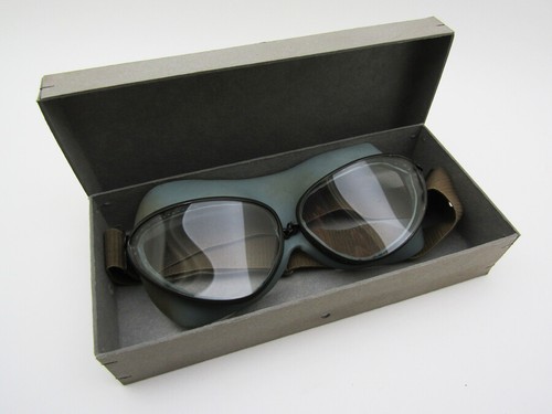 WW2 WAGENER & RATHENOW German 1942 Luftwaffe PILOT GOGGLES AVIATOR ...