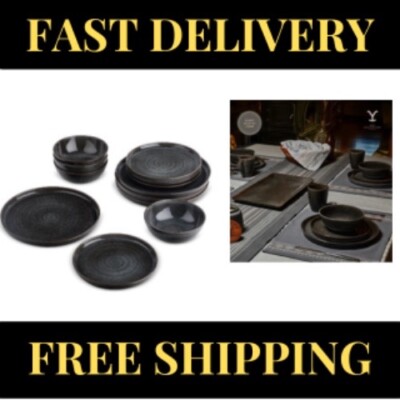 NEW Yellowstone Season 12-Piece Kitchen Dinnerware Dish Set RIP Wheeler ...
