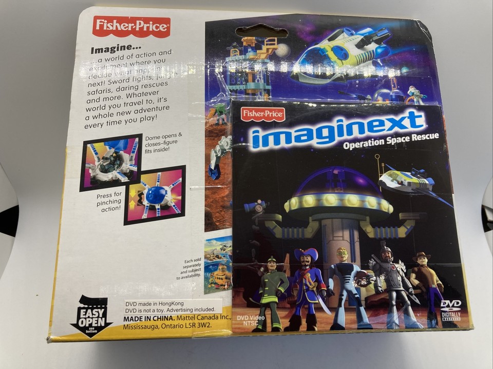 DISCOLORED Fisher-Price Mattel Imaginext Moon Rover Space Spider ...