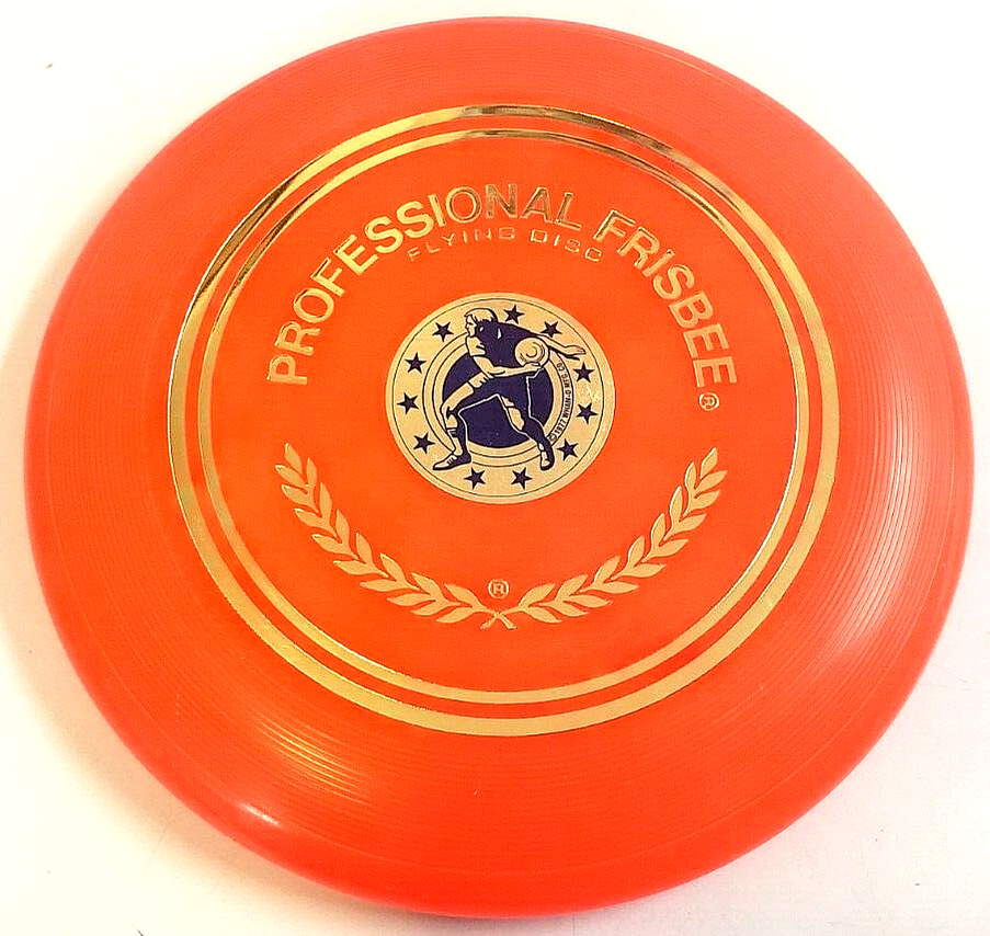 WHAM-O Vtg PROFESSIONAL FRISBEE Flying Disc w/1977 TRADEMARK (9-1/4 ...