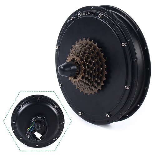 48V 1500W Ebike Rear Wheel Hub Motor For Electric Bicycle Brushless ...