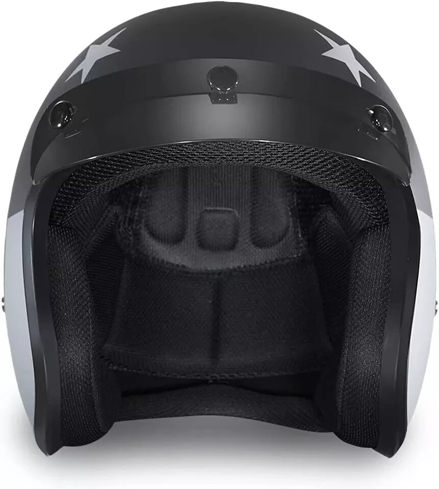 Daytona Helmets DOT Approved Motorcycle Helmet Captain America Stealth ...