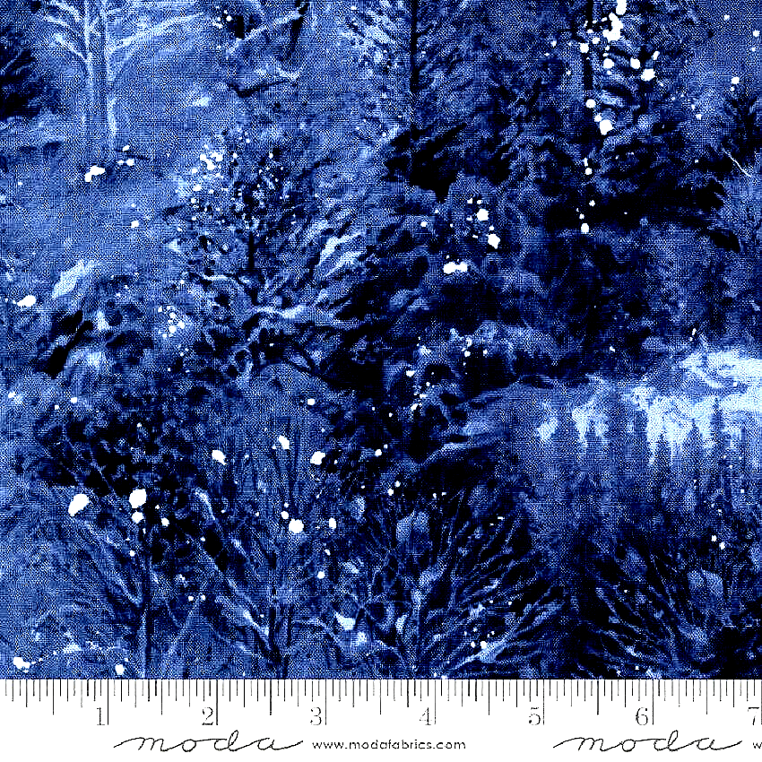 MODA FABRICS #33673 14 BLIZZARD BLUE "NIGHT SKY" ALL OVER PRINT BTY | eBay