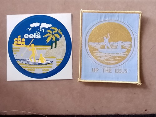 Parramatta Eels Embroidered badge + Sticker 1970’s Vintage Nrl Arl Up ...